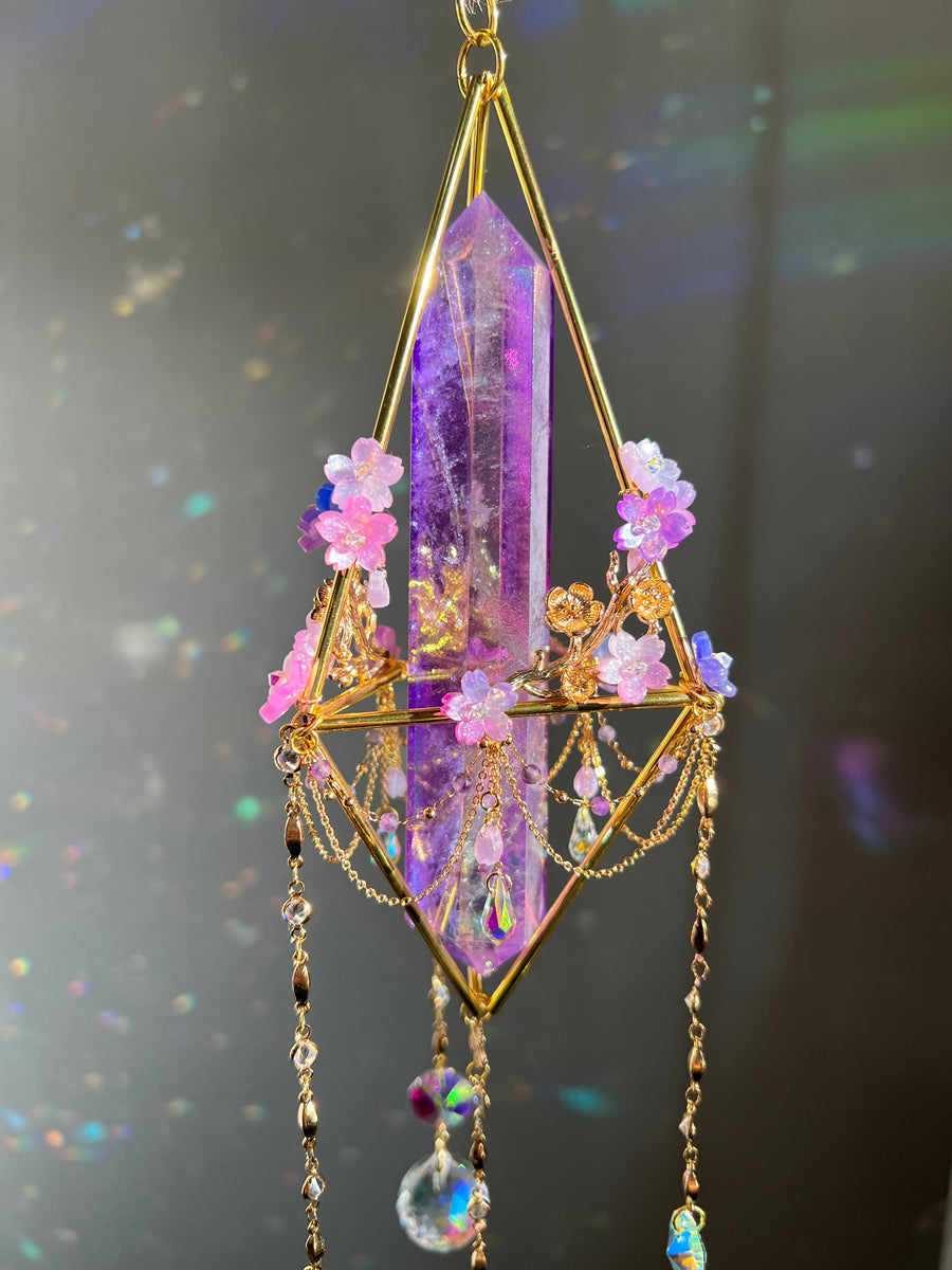 00. Sakura Aura Quartz Pre order – Lunarcrystalcreations
